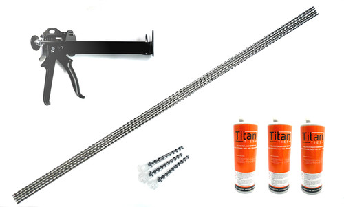 Titan Ties | Resin Based Crack Stitching Kit | Structural Supplies