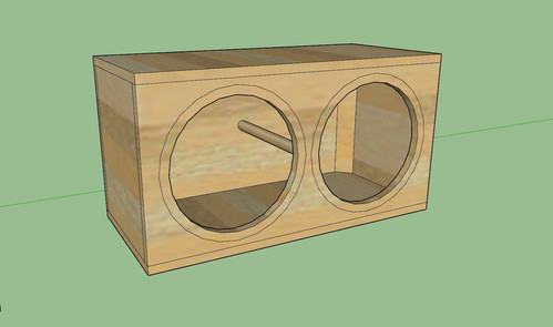 2 Sealed 12 inch Subwoofers Box Design | Subwoofer Box Design