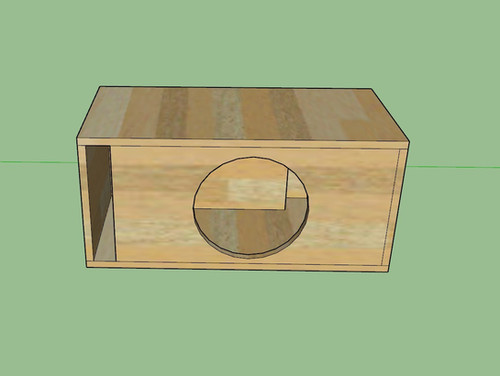 Ported 12 inch Subwoofer Box Design (small) | Subwoofer Box Design