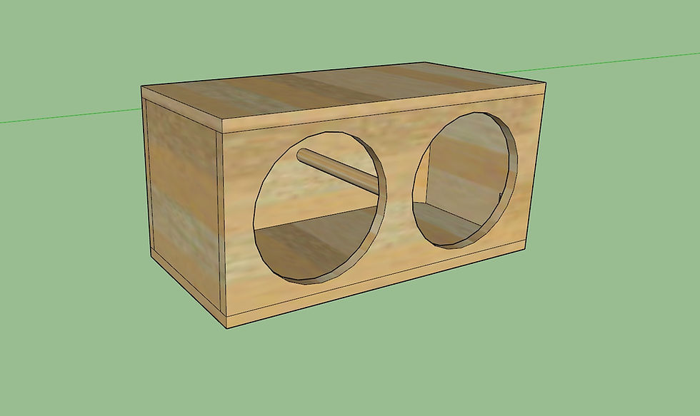 2 Sealed 10 inch Subwoofers Box Design | Subwoofer Box Design