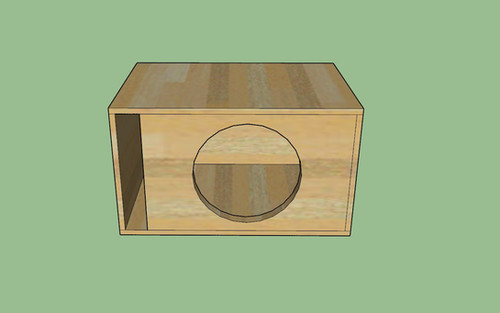 Ported 15 inch Subwoofer Box Design (large) | Subwoofer Box Design