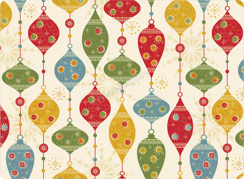 'Christmas Ornament Pattern' Placemat | Pickering Company