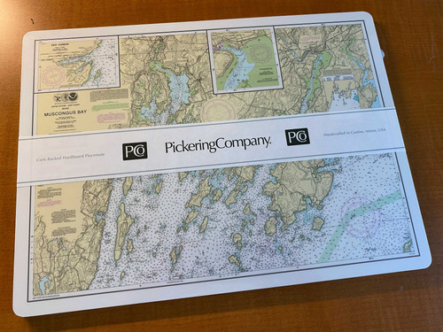 Factory 2nd - Set of 2 Nautical Chart 13301 'Muscongus Bay' (part A ...