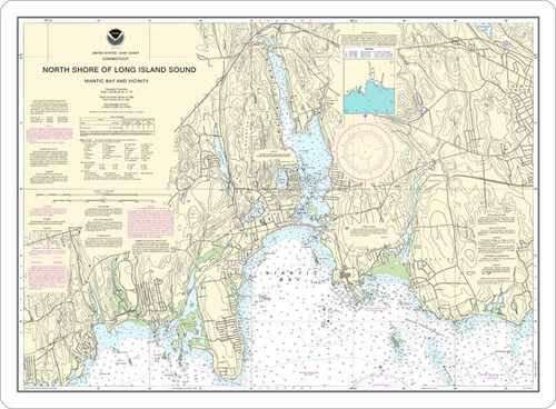 Nautical Chart 13211 'North-Shore-of-Long-Island-Sound-Niantic-Bay ...