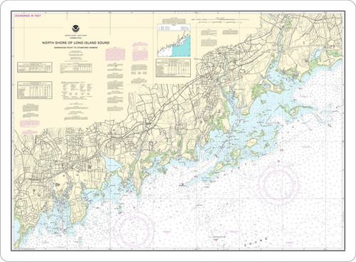 Nautical Chart 12368 'No-Shore-of-Long-Is-Sherwood-Pt-to-Stamford-Hbr ...