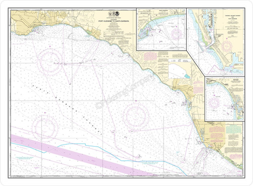 Nautical Chart 18725 'Port Hueneme to Santa Barbara; Channel Islands ...