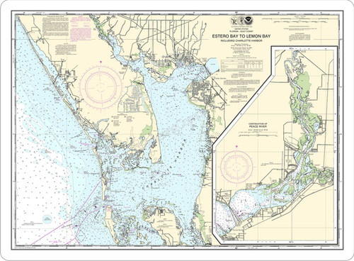 Nautical Chart 11426 'Estero Bay to Lemon Bay, incl. Charlotte Harbor ...