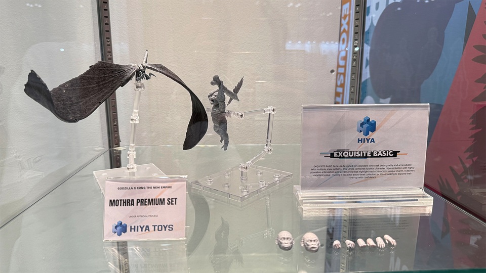 NYCC 2025: Hiya Toys Booth Display including Godzilla x Kong, Toho ...