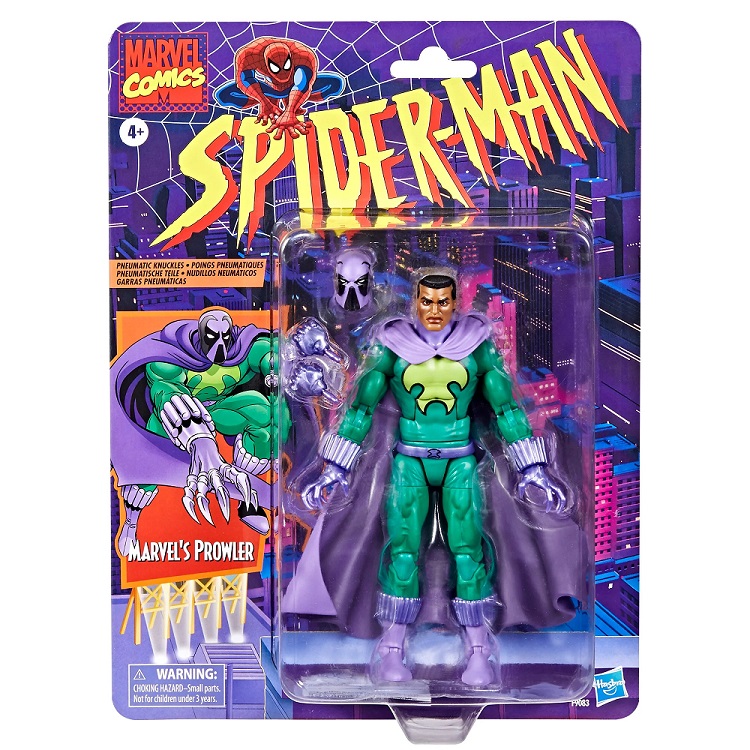 Marvel Legends Exclusive Retro Carded Prowler from Spider-Man the ...