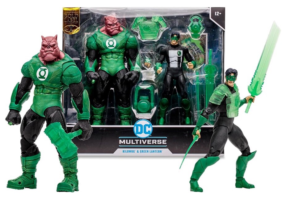 McFarlane DC Multiverse Gold Label Amazon Exclusive Kyle Rayner Green ...