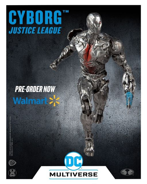 McFarlane DC Multiverse Cyborg Walmart (US) Exclusive
