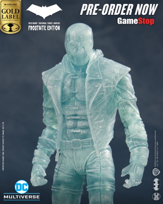 McFarlane Gold Label Exclusive 'Frostbite Edition' releases of Red Hood ...