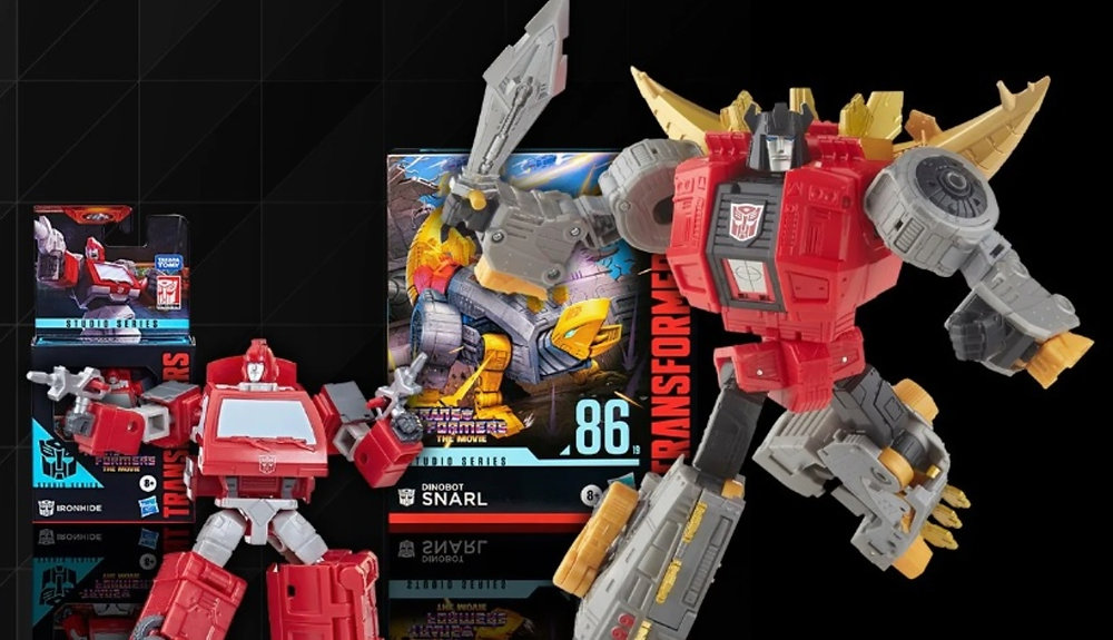 Transformers Studio Series Core Class Ironhide & Leader Class Snarl ...
