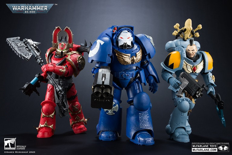 McFarlane Warhammer 40k Wave 7 Ultramarine Terminator and Space Wolves ...