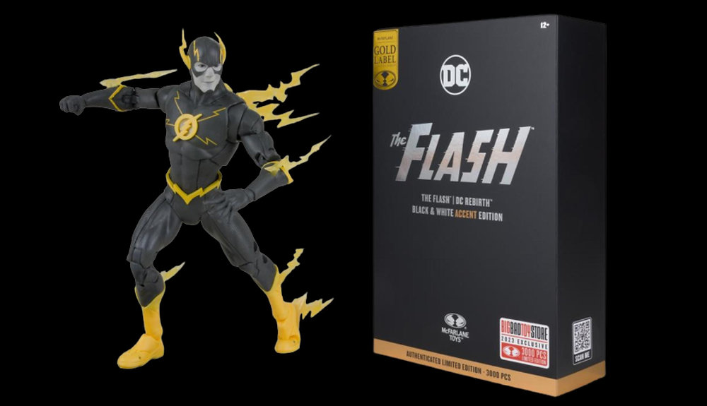 McFarlane DC Multiverse The Flash Gold Label Exclusive from DC Rebirth