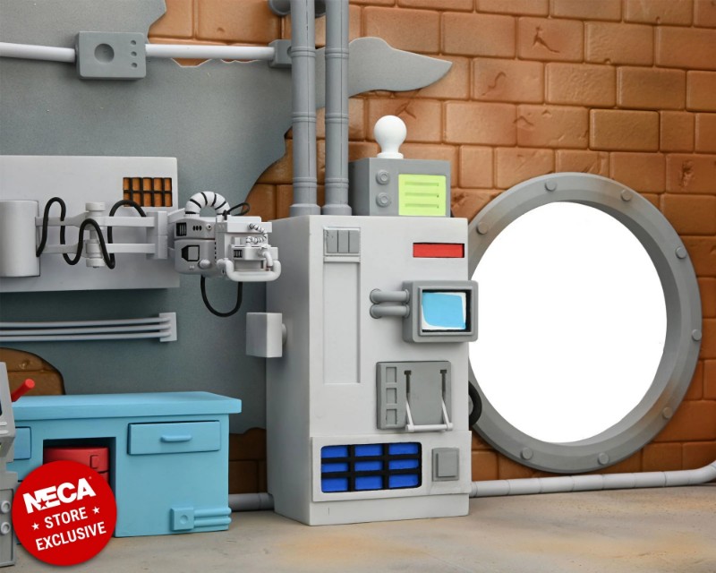NECA Teenage Mutant Ninja Turtles Donatello's Sewer Lair Lab (NECA ...