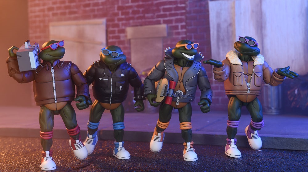 NECA Haulathon Teenage Mutant Ninja Turtles Punk Turtles 4-Pack