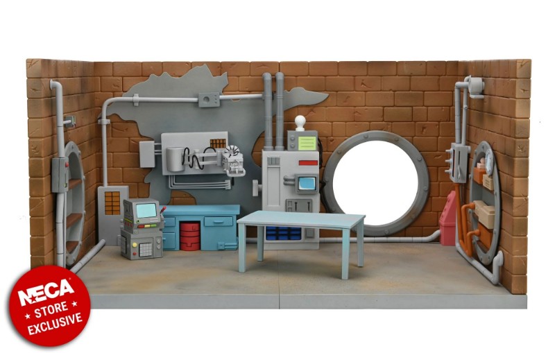 NECA Teenage Mutant Ninja Turtles Donatello's Sewer Lair Lab (NECA ...