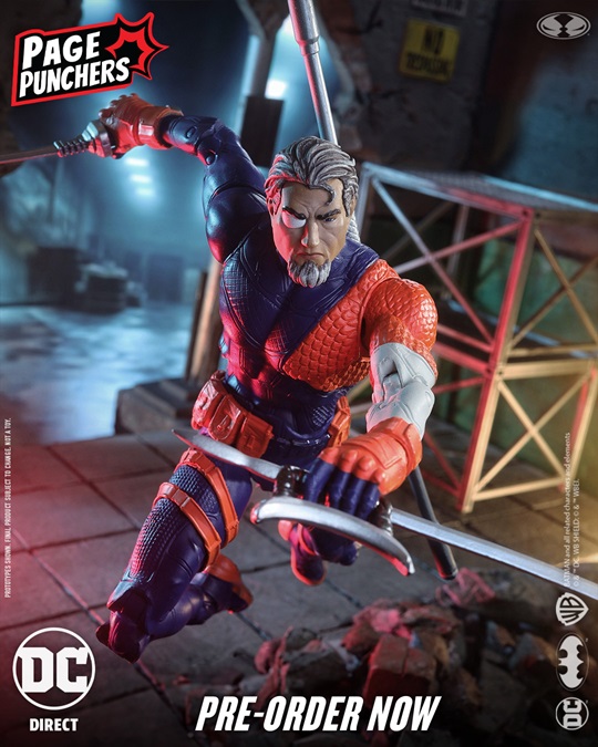 McFarlane DC Direct Page Punchers Damian Wayne Robin and Deathstroke