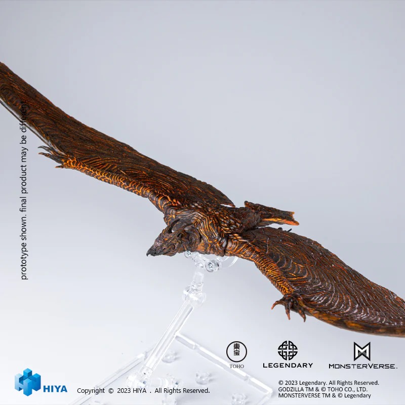 Hiya Toys Exquisite Basic Series 'Flameborn' Rodan from Godzilla King ...
