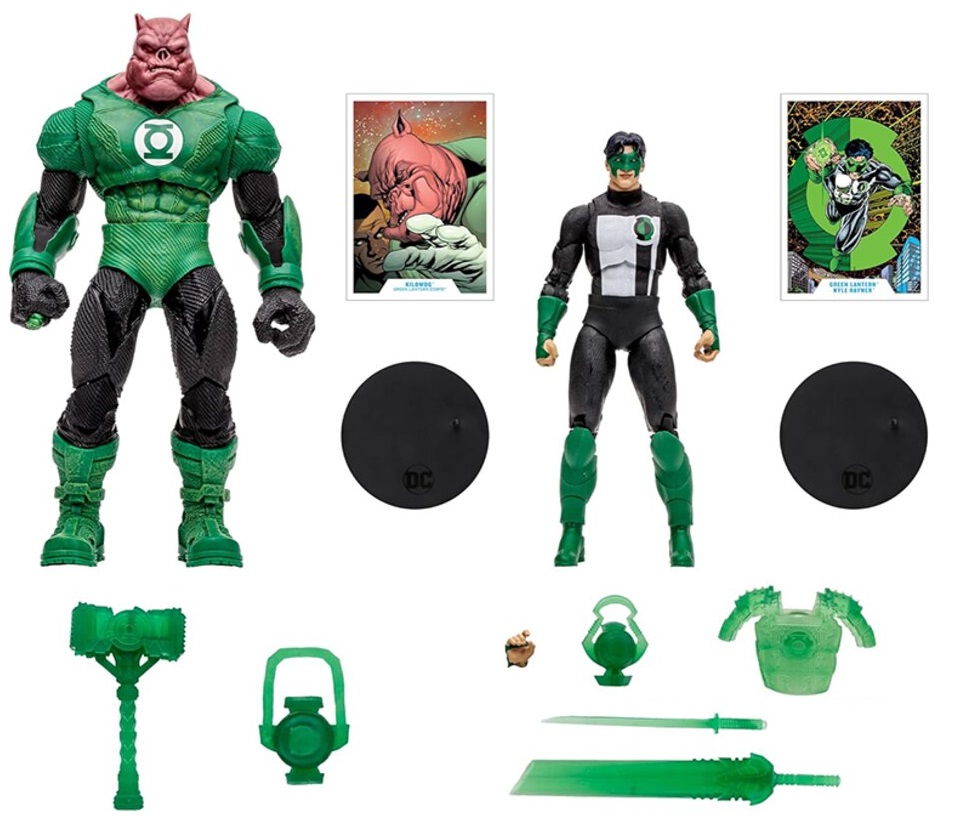 McFarlane DC Multiverse Gold Label Amazon Exclusive Kyle Rayner Green ...