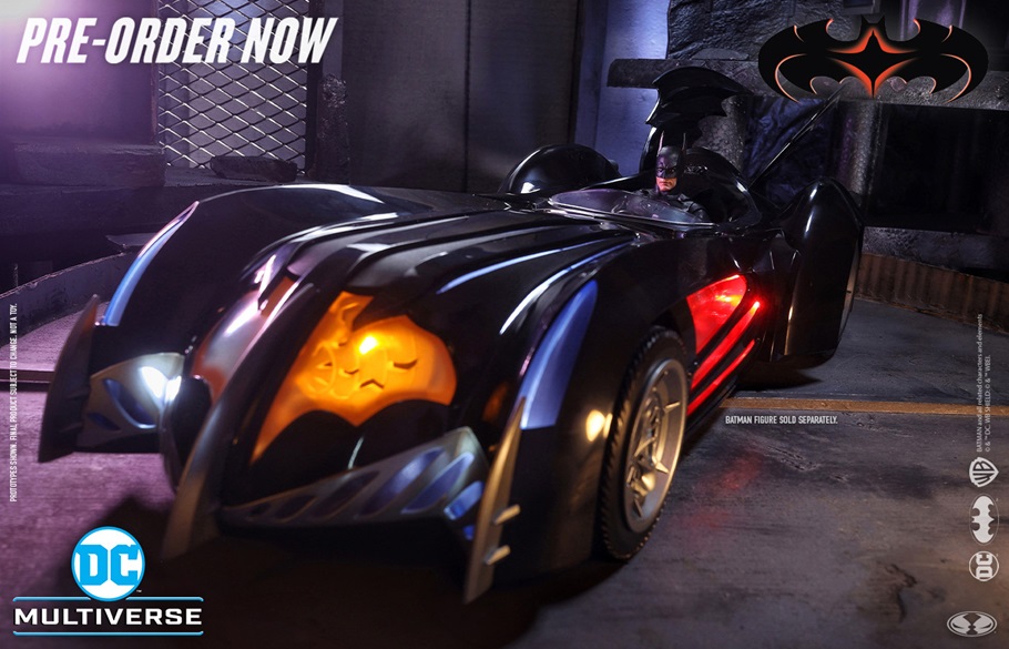 McFarlane DC Multiverse Batman & Robin movie Batmobile