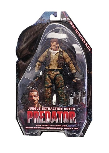 NECA Predators, Series 8 - Jungle Patrol Dutch, Jungle Hunter Predator ...