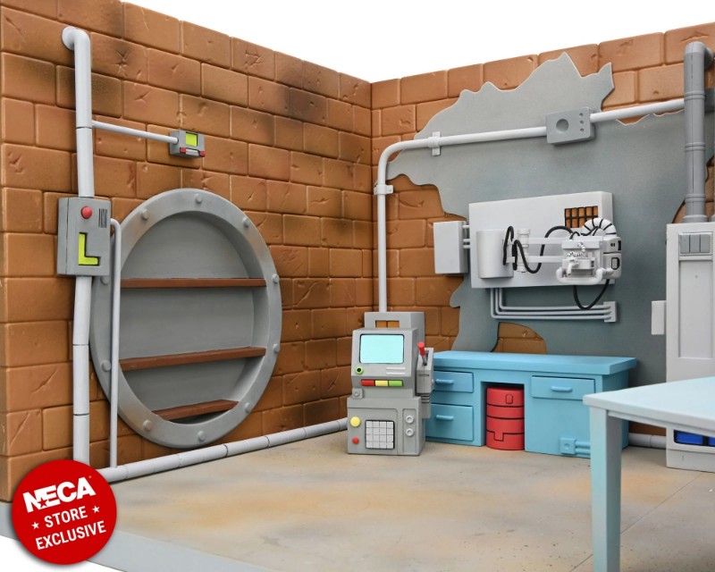 NECA Teenage Mutant Ninja Turtles Donatello's Sewer Lair Lab (NECA ...
