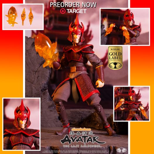 McFarlane Avatar: The Last Airbender Gold Label Exclusive Zuko