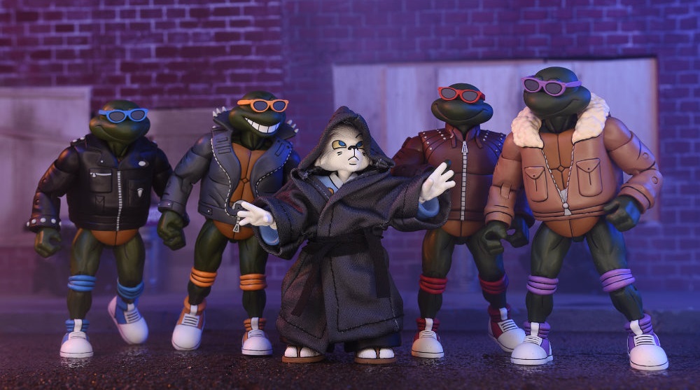 NECA Haulathon Teenage Mutant Ninja Turtles Punk Turtles 4-Pack