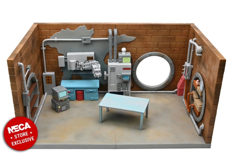 NECA Teenage Mutant Ninja Turtles Donatello's Sewer Lair Lab (NECA ...