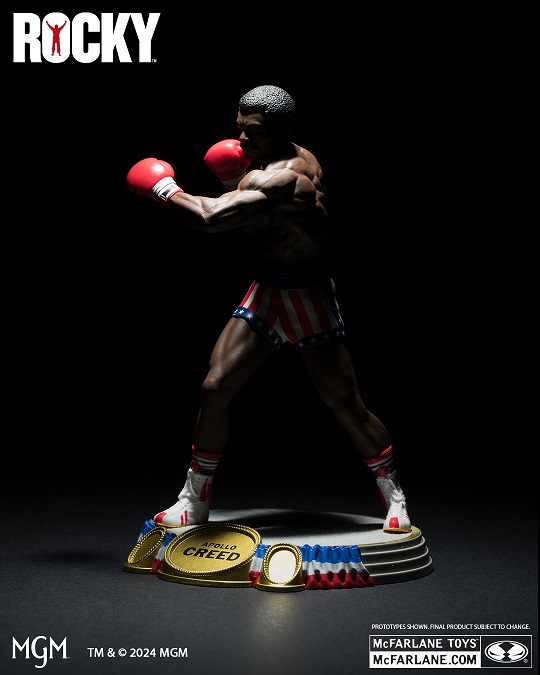 McFarlane Movie Maniacs Rocky figures of Rocky Balboa and Apollo Creed