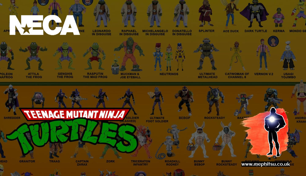 NECA Teenage Mutant Ninja Turtles Cartoon Series Reveals