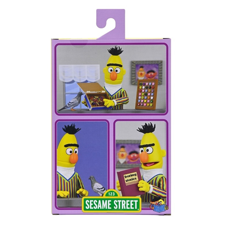 NECA packaging reveals for Ultimate Sesame Street figures of Bert and Ernie