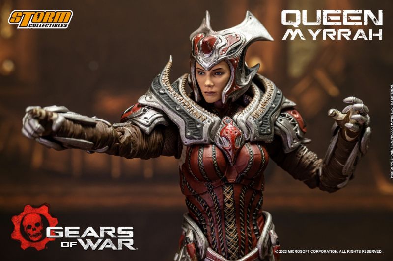 Storm Collectibles Gears of War Queen Myrrah and Corporal Dominic Santiago