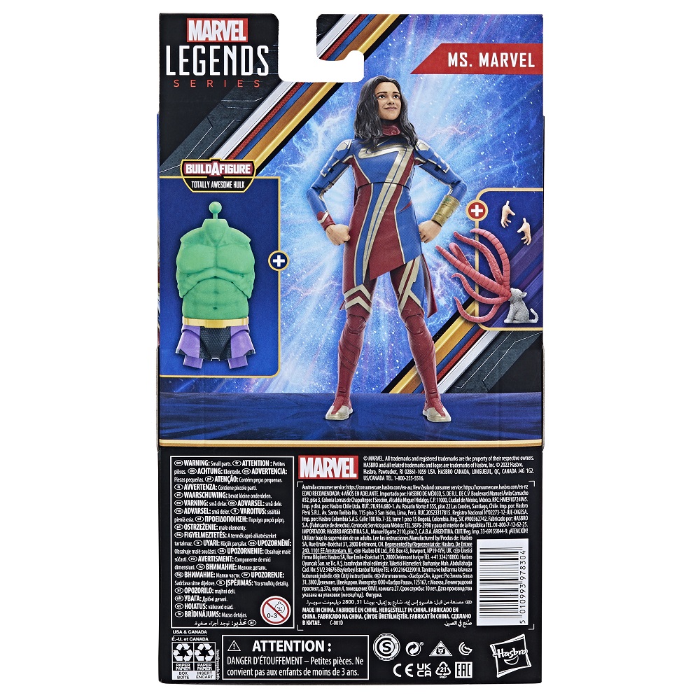 Marvel Legends 'The Marvels' Wave with 'Totally Awesome' Hulk Build-a ...