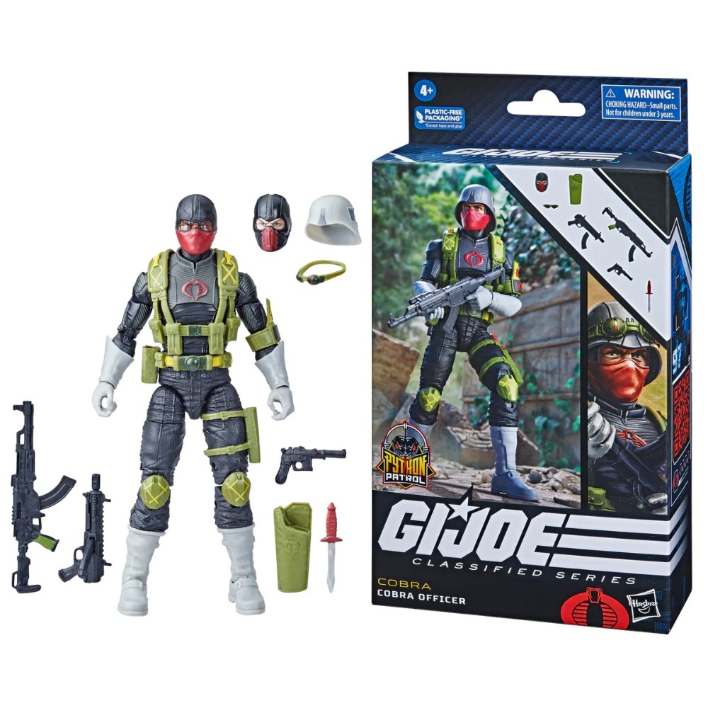 G.I. Joe Classified Series Python Patrol Cobra Officer, Copperhead and ...