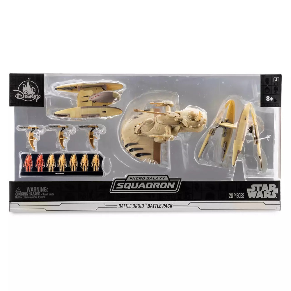 Jazwares Star Wars Micro Galaxy Squadron Battle Droid 'Battle of Naboo ...