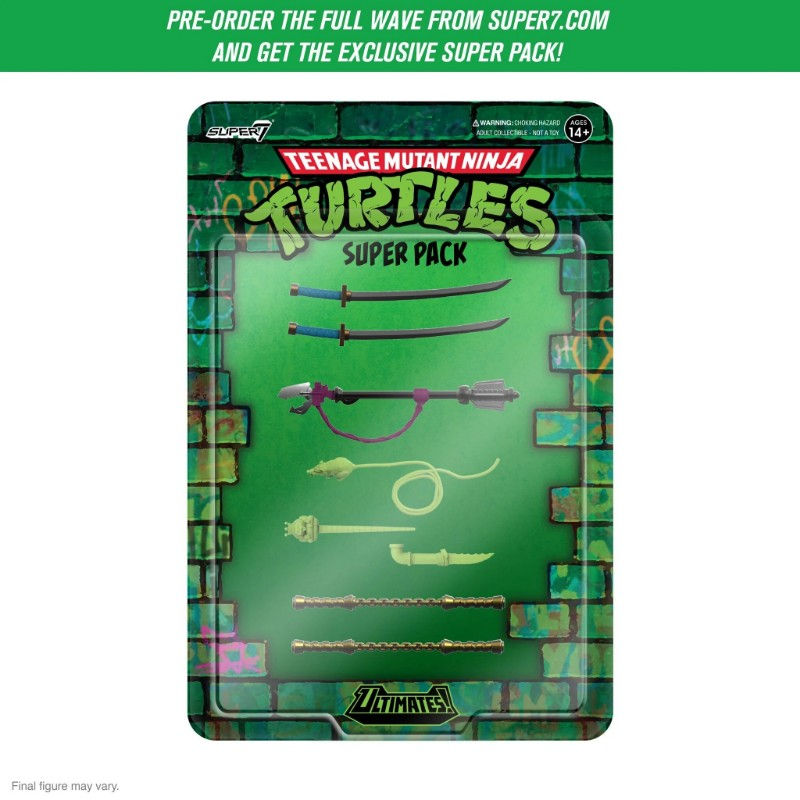 Super7 Teenage Mutant Ninja Turtles Ultimates Series 11 including ...