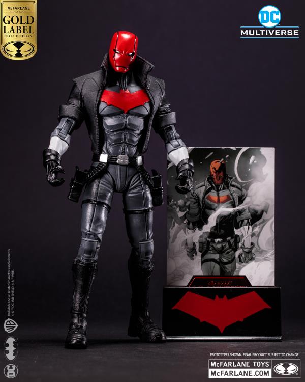 McFarlane DC Multiverse Gold Label Exclusive Red Hood 'Black and White Accent' Edition