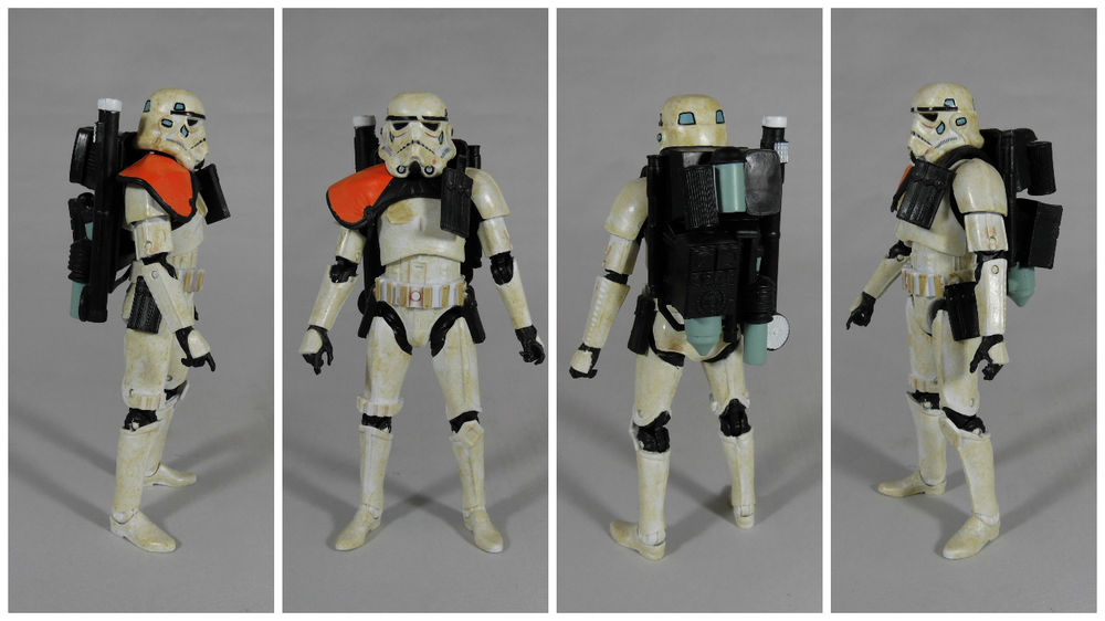 Review : Star Wars Black Series Sandtrooper, Orange Pauldron