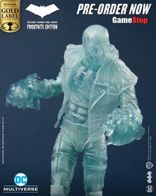 McFarlane Gold Label Exclusive 'Frostbite Edition' releases of Red Hood ...