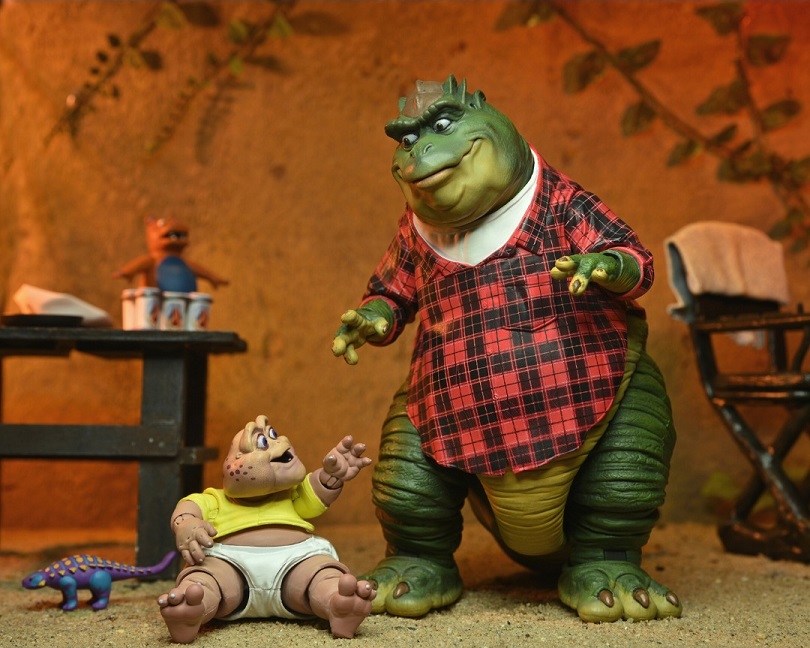 NECA Ultimate Dinosaurs Earl and Baby Sinclair releases