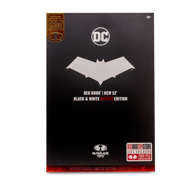 McFarlane DC Multiverse Gold Label Exclusive Red Hood 'Black and White Accent' Edition