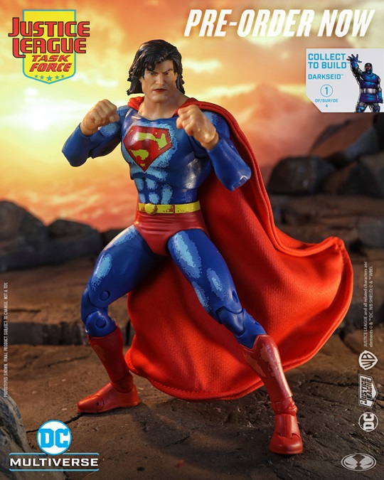 McFarlane DC Multiverse Justice League Task Force Build-a-Figure Wave of Superman, Batman ...