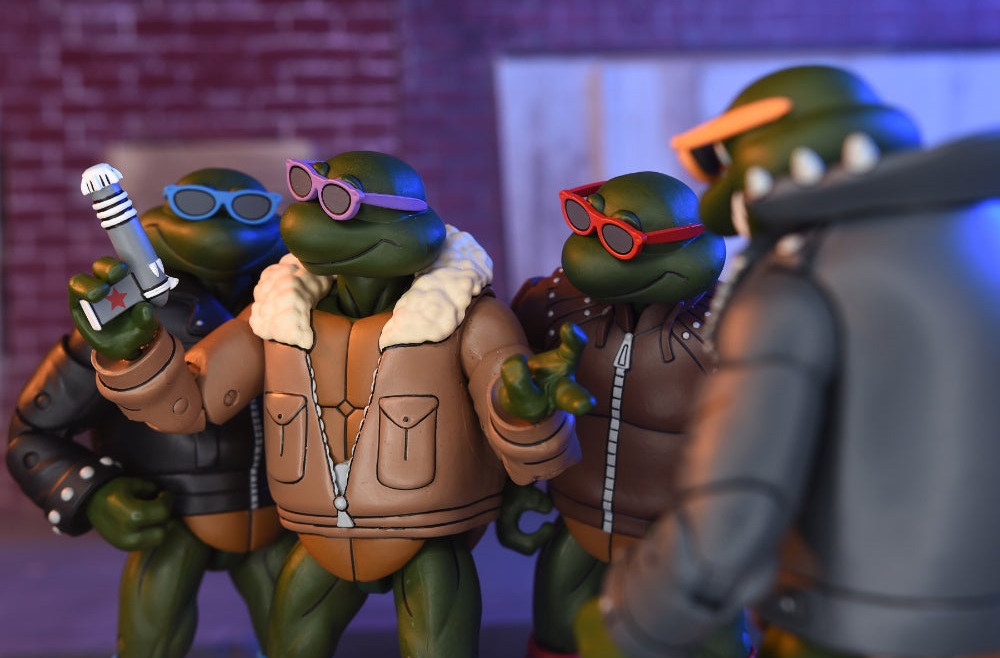 NECA Haulathon Teenage Mutant Ninja Turtles Punk Turtles 4-Pack