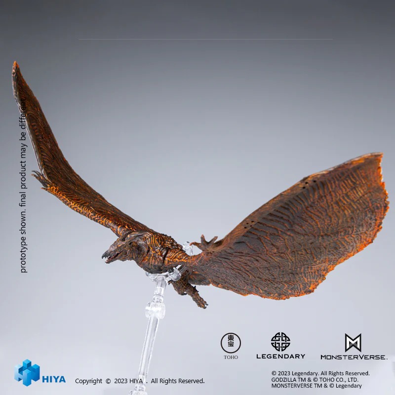 Hiya Toys Exquisite Basic Series 'Flameborn' Rodan from Godzilla King ...