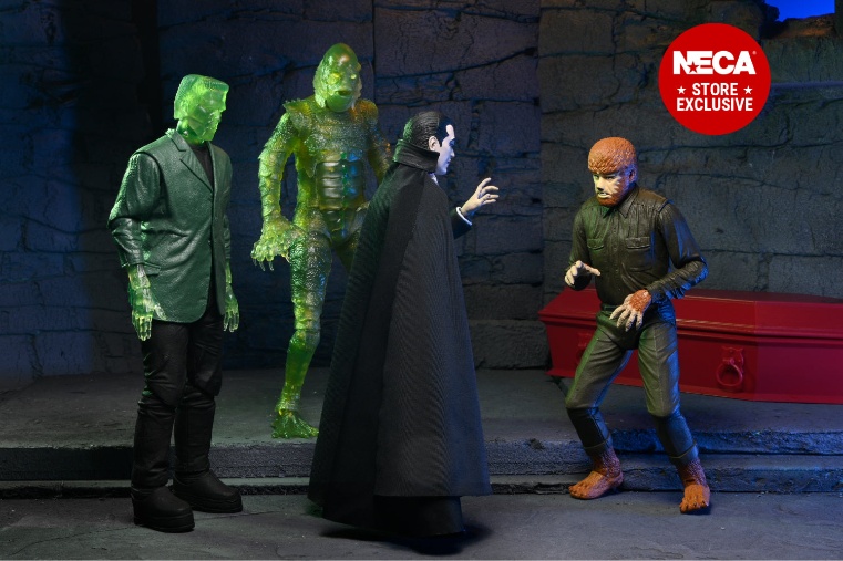 SDCC 2024: NECA Universal Monsters 'Crypt Club' Exclusive 4-Pack