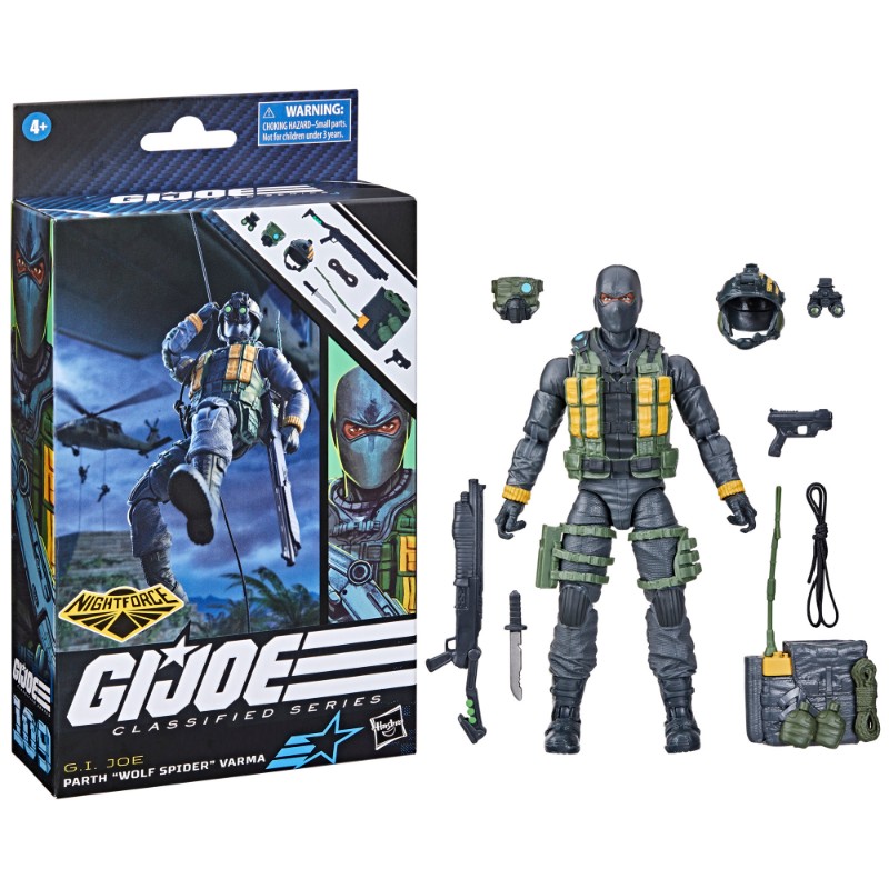 Hasbro G.I. Joe Classified Series Cobra Shadow Tracker, Night Force ...