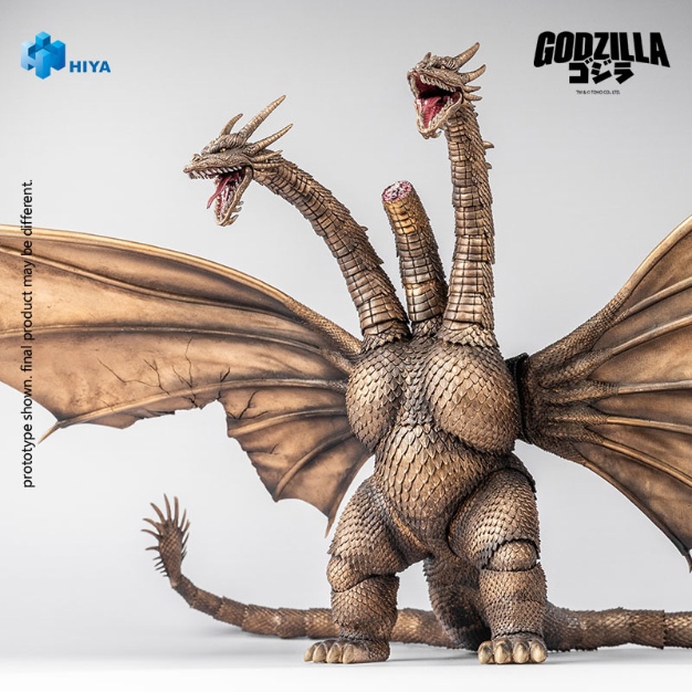 Hiya Toys Exquisite Basic 'Battle Damage' King Ghidorah from Godzilla ...